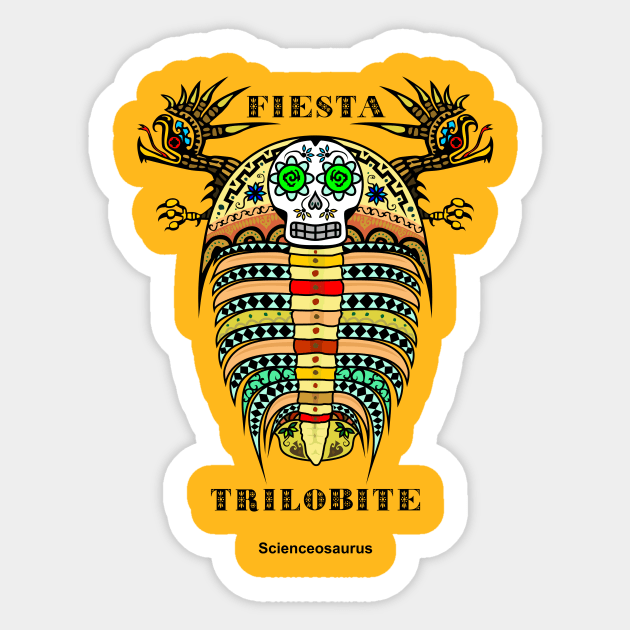 Fiesta Trilobite - Trilobite - Sticker | TeePublic