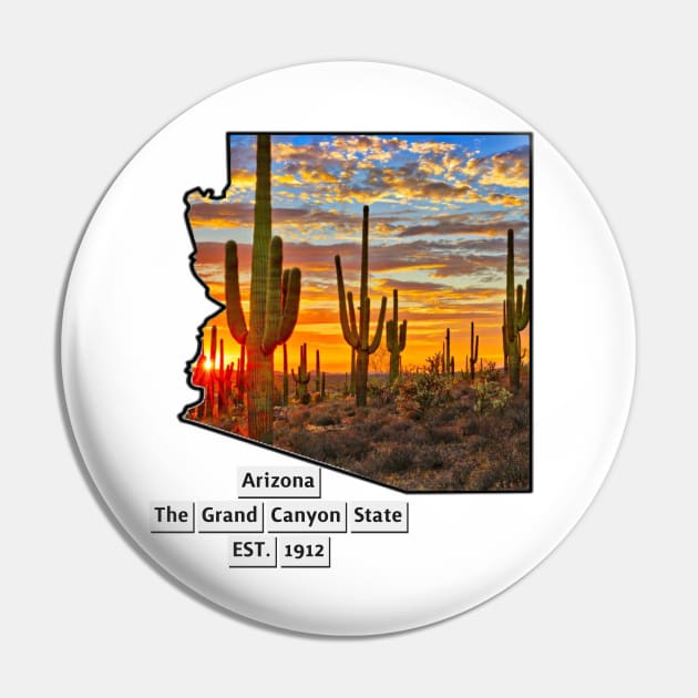 Arizona USA - Arizona - Pin | TeePublic