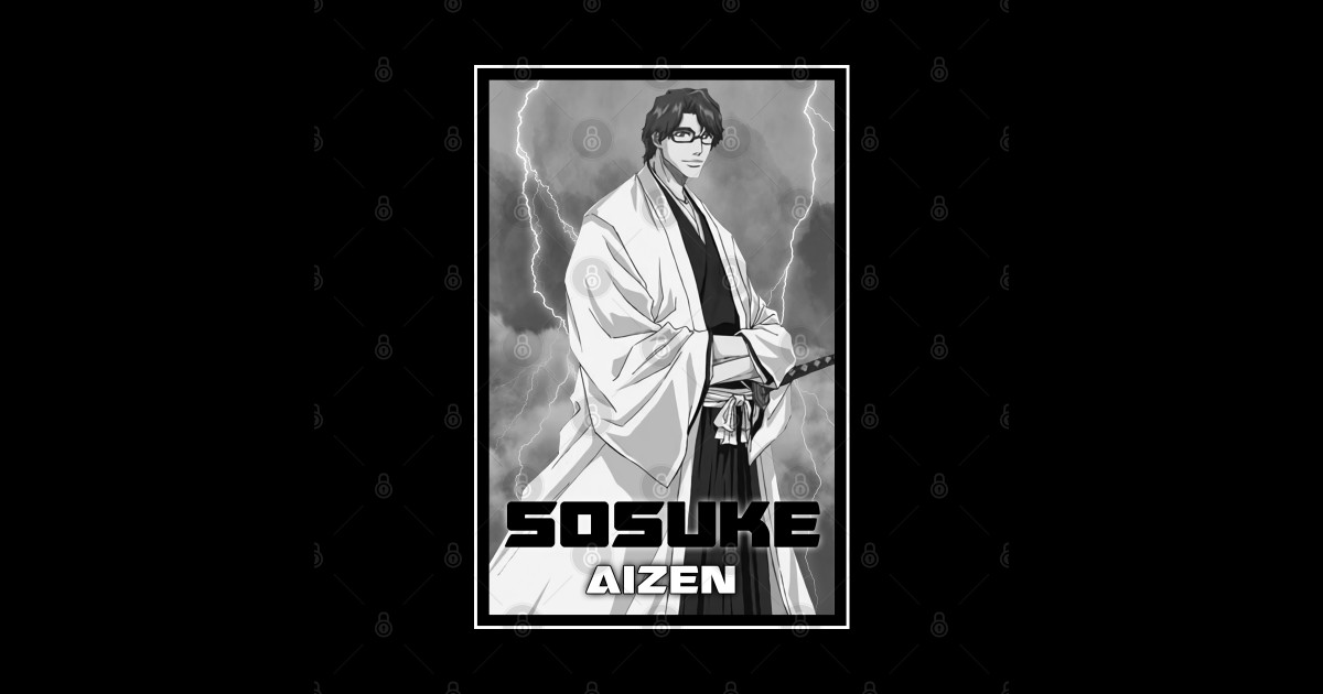 Bleach Anime Sosuke Aizen - Sosuke Aizen - Posters and Art Prints ...