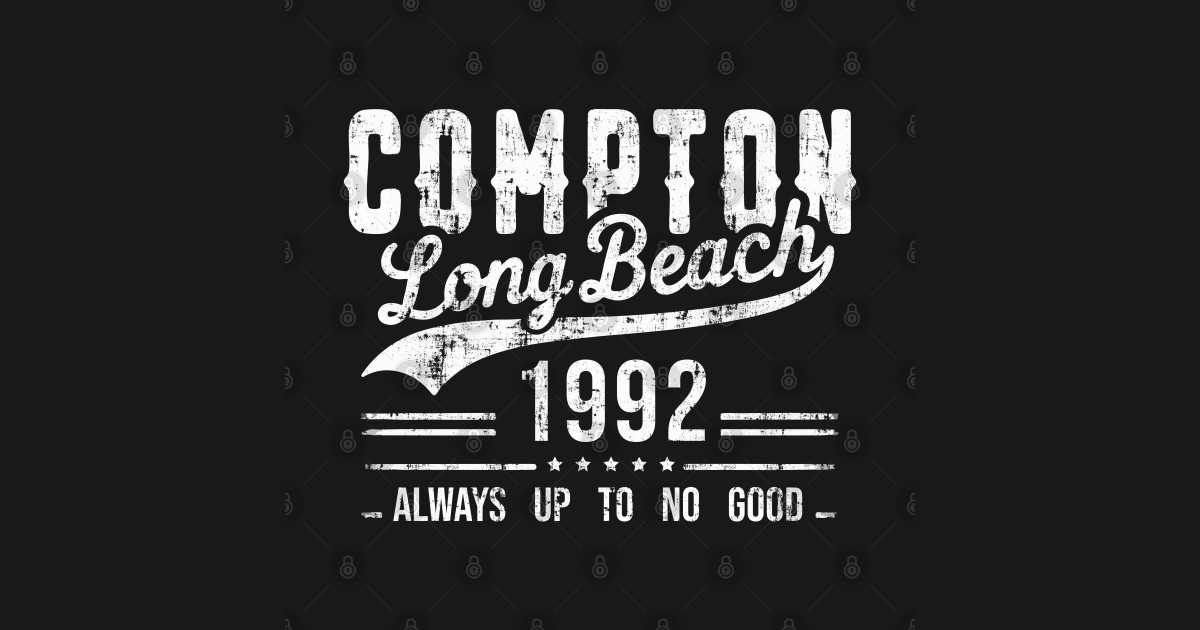 Compton Long Beach /// 90s Hip Hop Retro Style - Hip Hop - T-Shirt ...