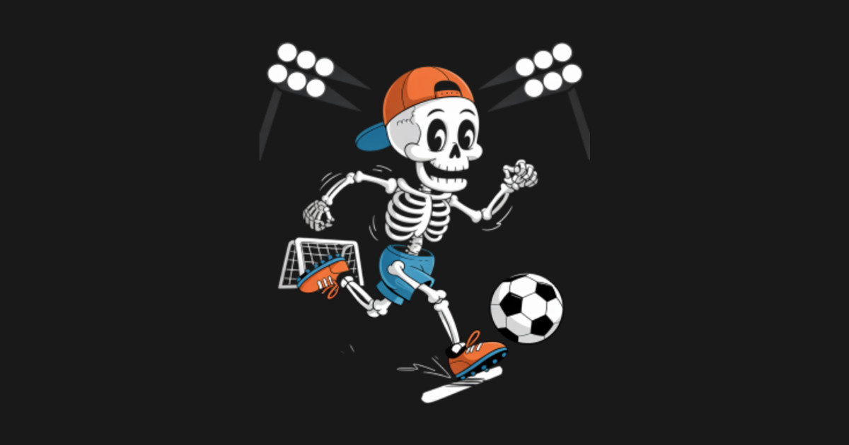 Skeleton Soccer Halloween Costume Men Boys Kids - Skeleton Soccer ...