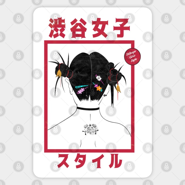 Shibuya Girls Style - Japanese - Sticker | TeePublic