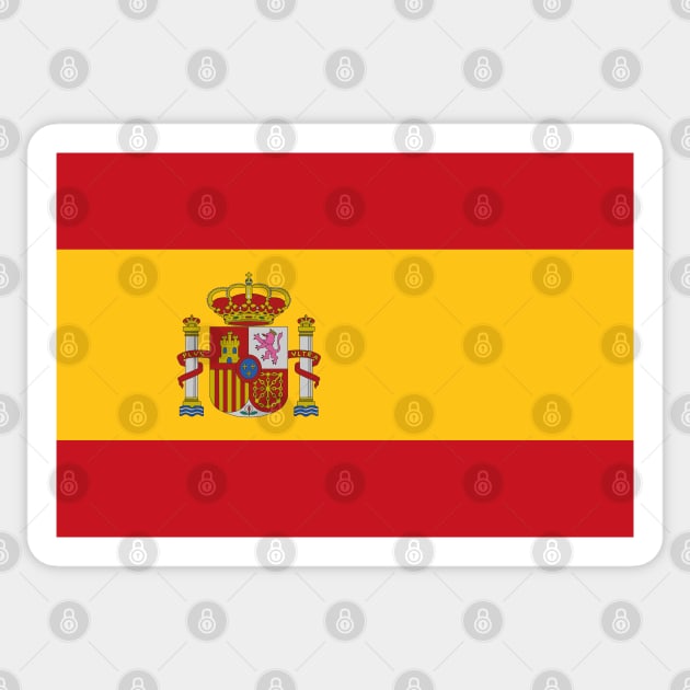 Flag of Spain - Spain Flag - Sticker | TeePublic