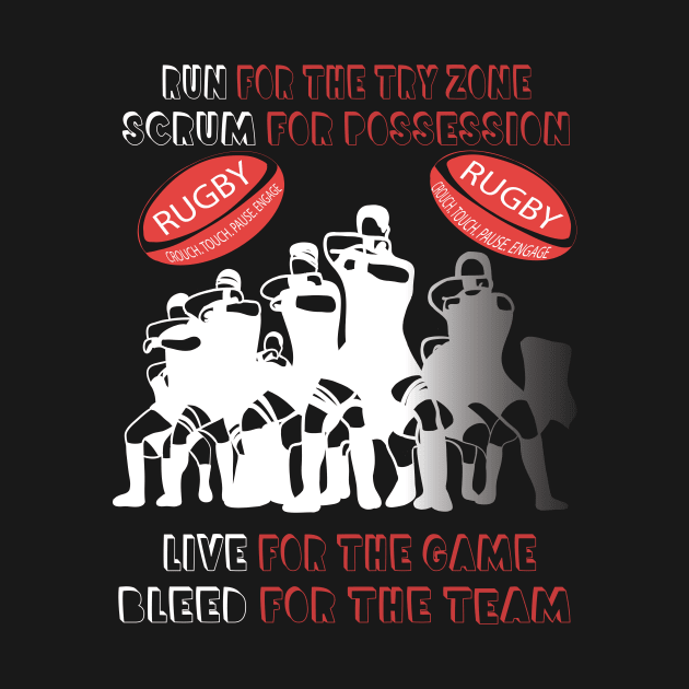 Rugby Ball Tee Shirt for Men - Haka Rugby - T-Shirt | TeePublic