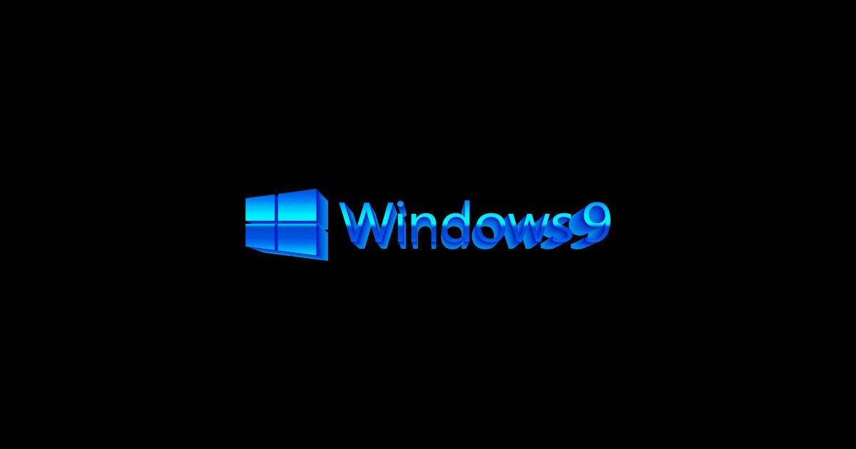 Windows 9 Logo 3D - Windows - Sticker | TeePublic
