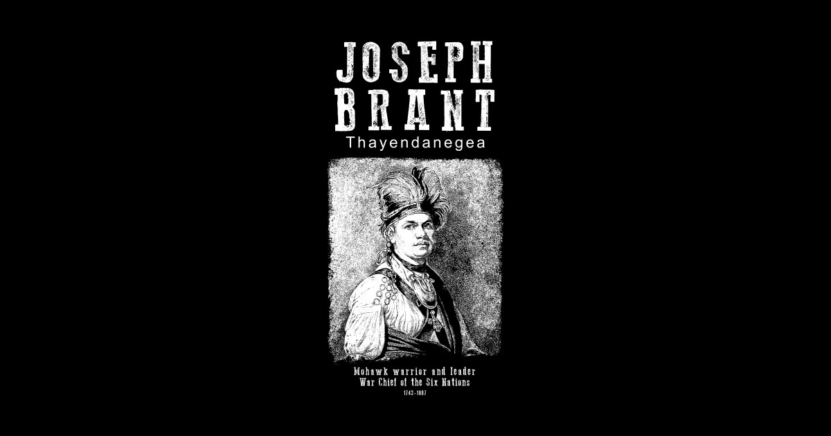 Joseph Brant-Mohawk Chief-Warrior-Iroquois - Joseph Brant - Sticker ...