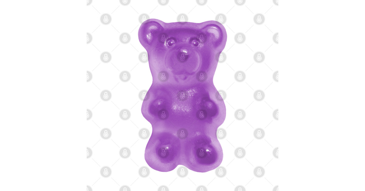 gummy bear (purple) - Gummy Bears - T-Shirt | TeePublic