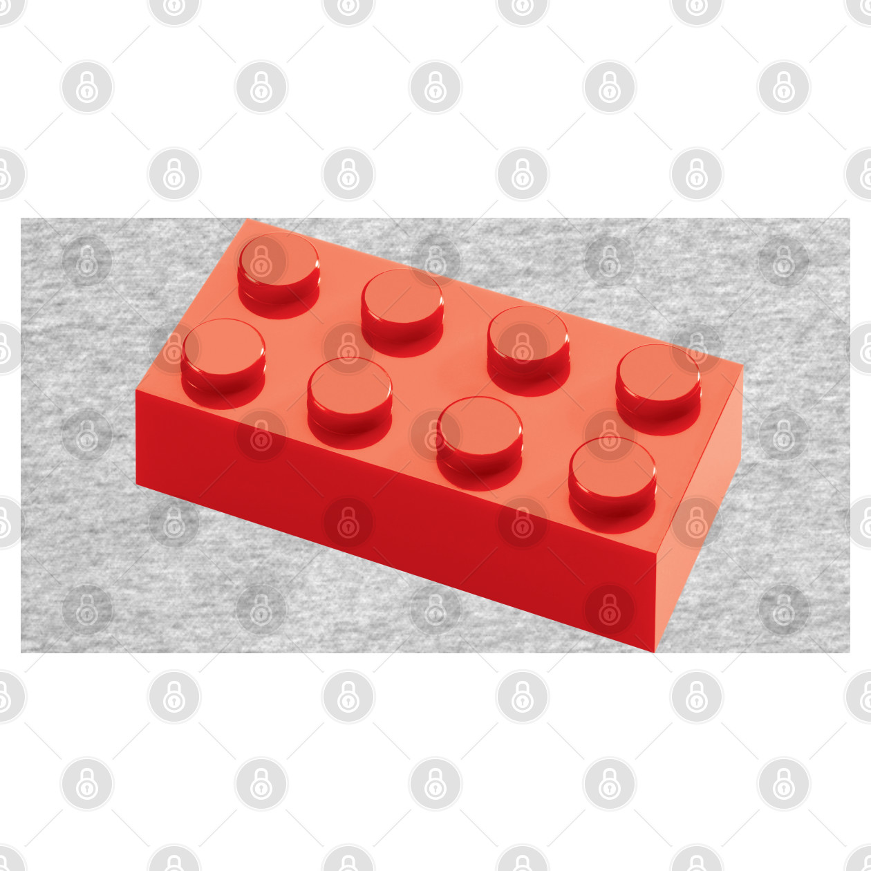 Red building brick. - Lego - T-Shirt | TeePublic