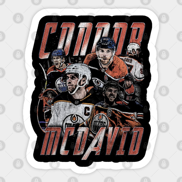 Connor Mcdavid Vintage - Connor Mcdavid - Sticker | TeePublic