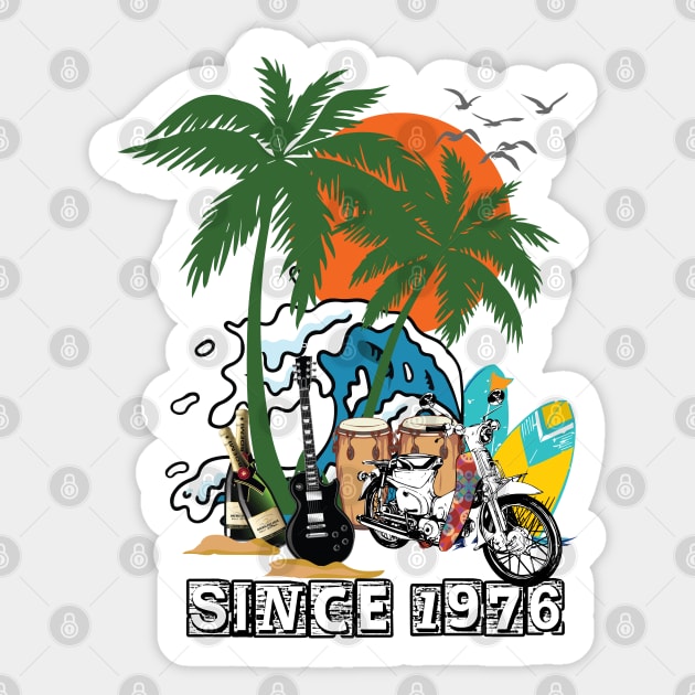 Since 1976 etc - Wild - Sticker | TeePublic