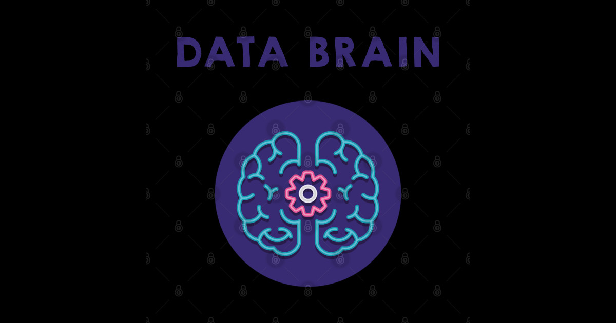 Data Brain designs for Data Geeks and engineers - Data - Sticker ...