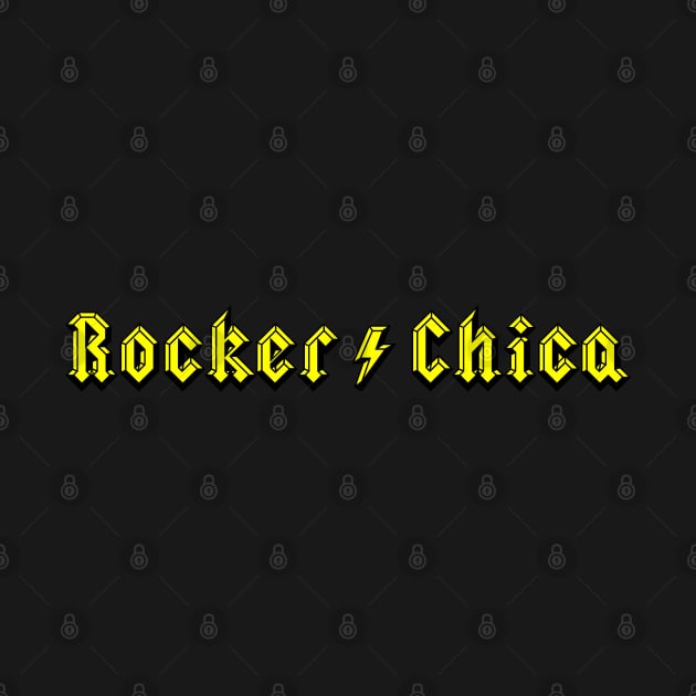 Rocker Chica - Rocker - T-Shirt | TeePublic