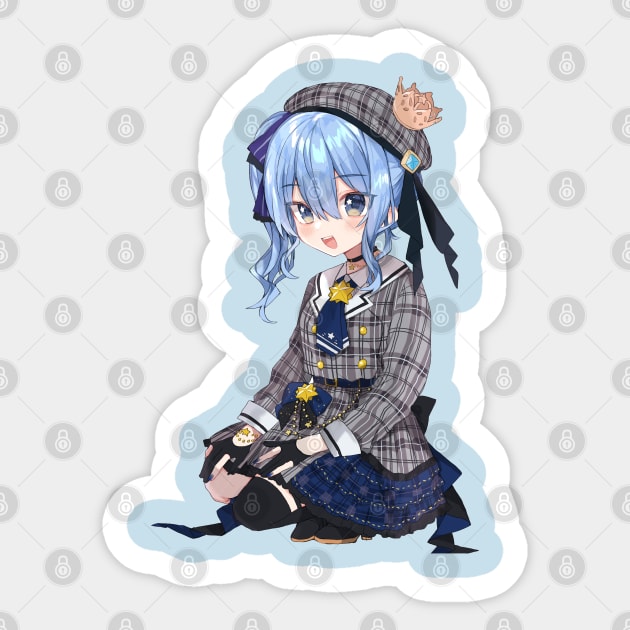 Hoshimachi Suisei Hololive - Hoshimachi Suisei - Sticker | TeePublic