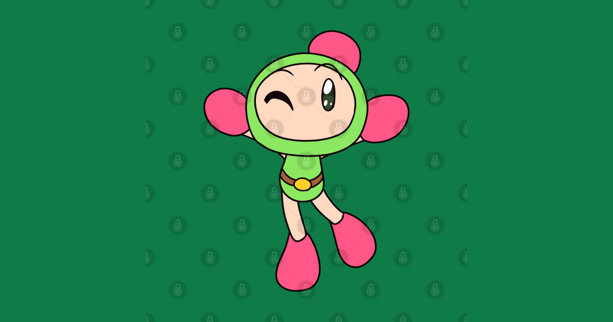 Green - Super Bomberman R - Bomberman - T-Shirt | TeePublic