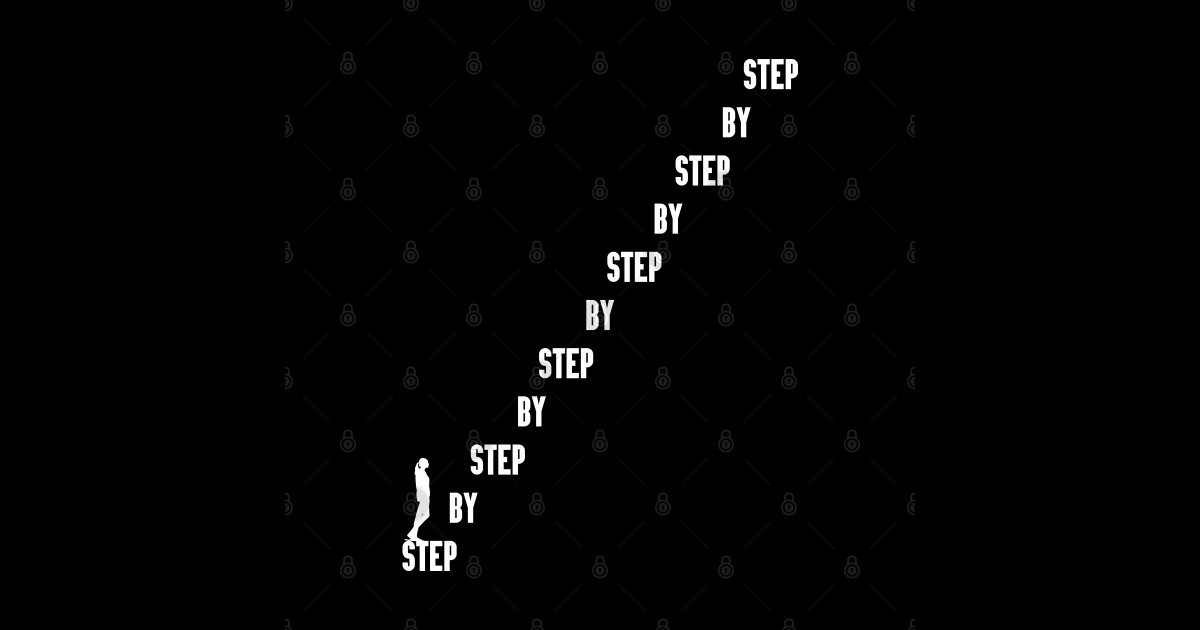 STEP BY STEP - Step By Step - Sticker | TeePublic