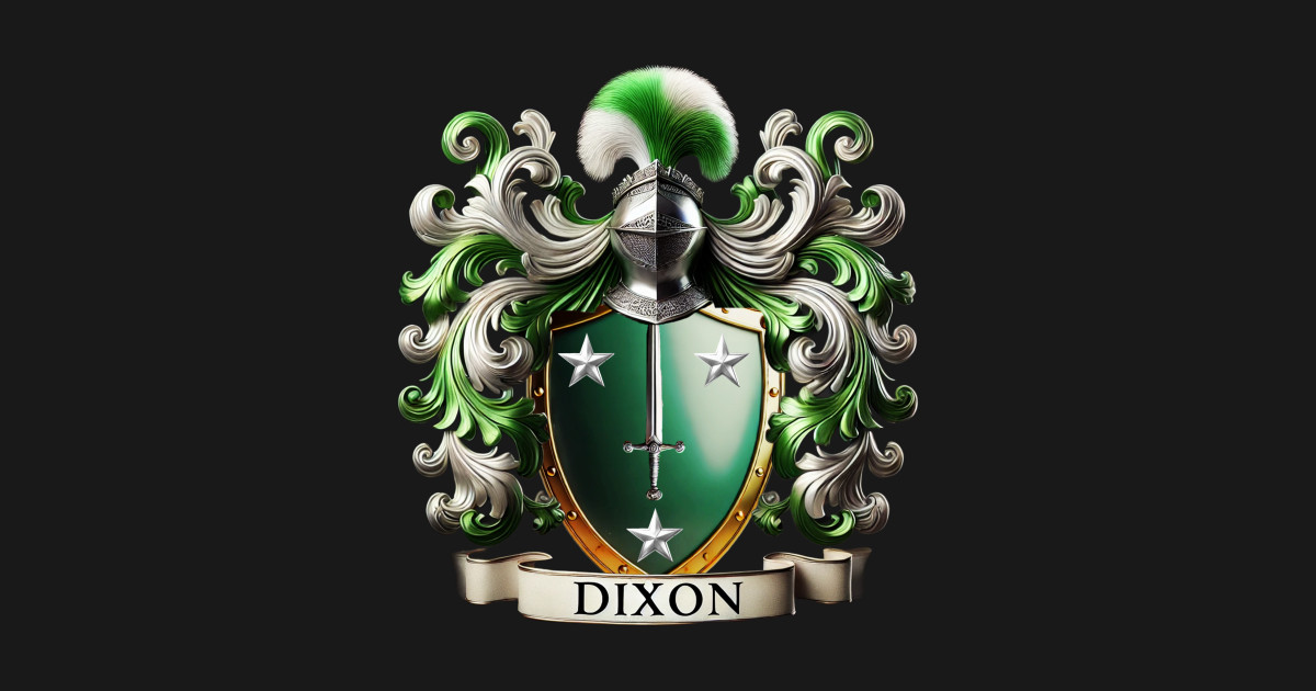 Dixon Family Crest – Authentic Heraldic Coat of Arms, Medieval Ancestry ...