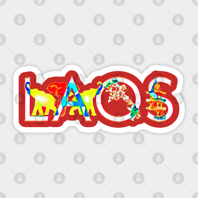 Laos - Laos - Sticker | TeePublic