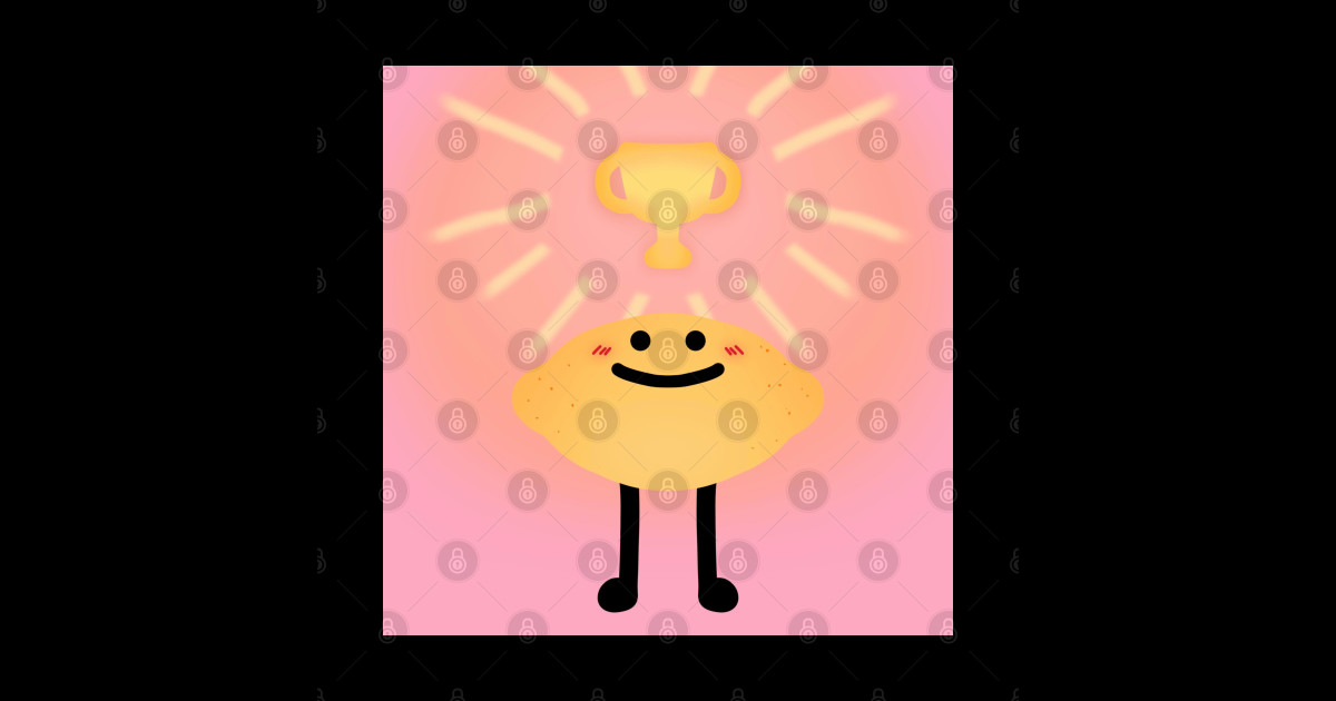 Gribby the Lemon Guy wins a trophy (version 1) - Lemon - Sticker ...