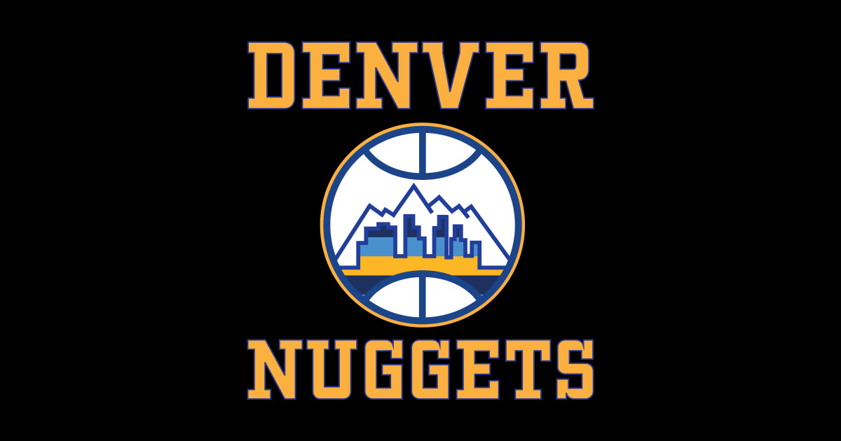 Nuggets Skyline Basketball - Denver Nuggets Skyline - Sticker | TeePublic