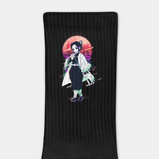 shinobu kocho | Demon Slayer - Demon Slayer - Socks | TeePublic