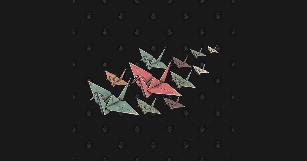 Senbazuru Origami Thousand Paper Cranes Peace Hope Healing Memorial ...