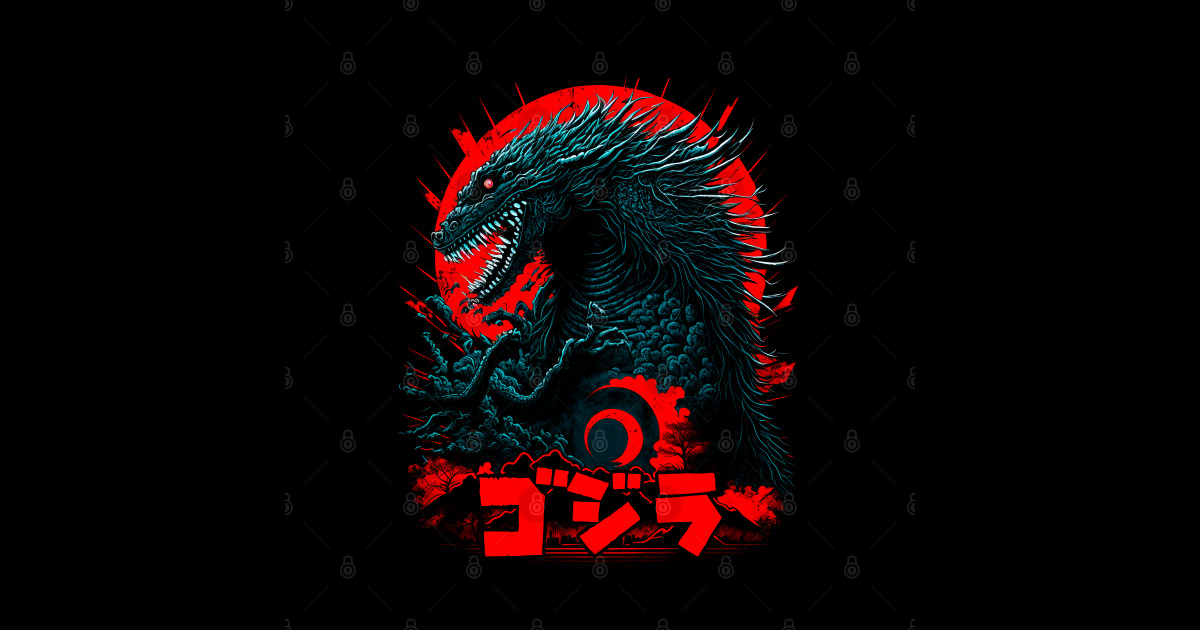 Gojira in Japan - Gojira - Sticker | TeePublic