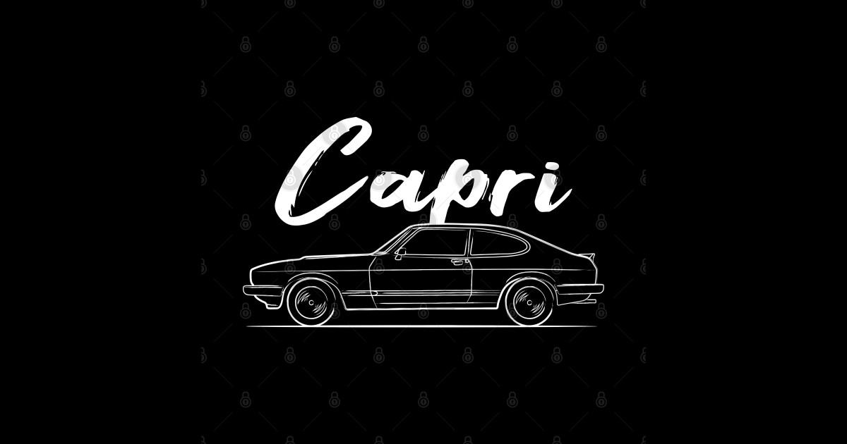 Classic Legend Capri MK3 Racing - Capri - Sticker | TeePublic