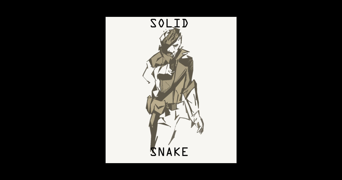 Solid Snake - Sticker | TeePublic