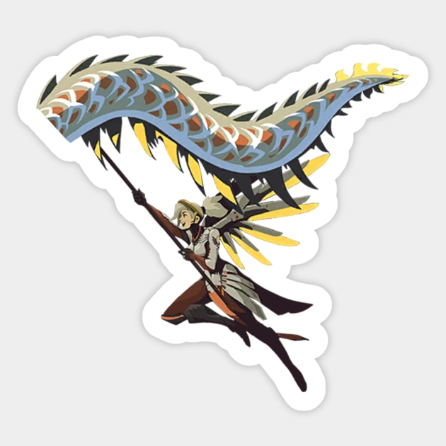Mercy Dragon Dance - Mercy - Sticker | TeePublic
