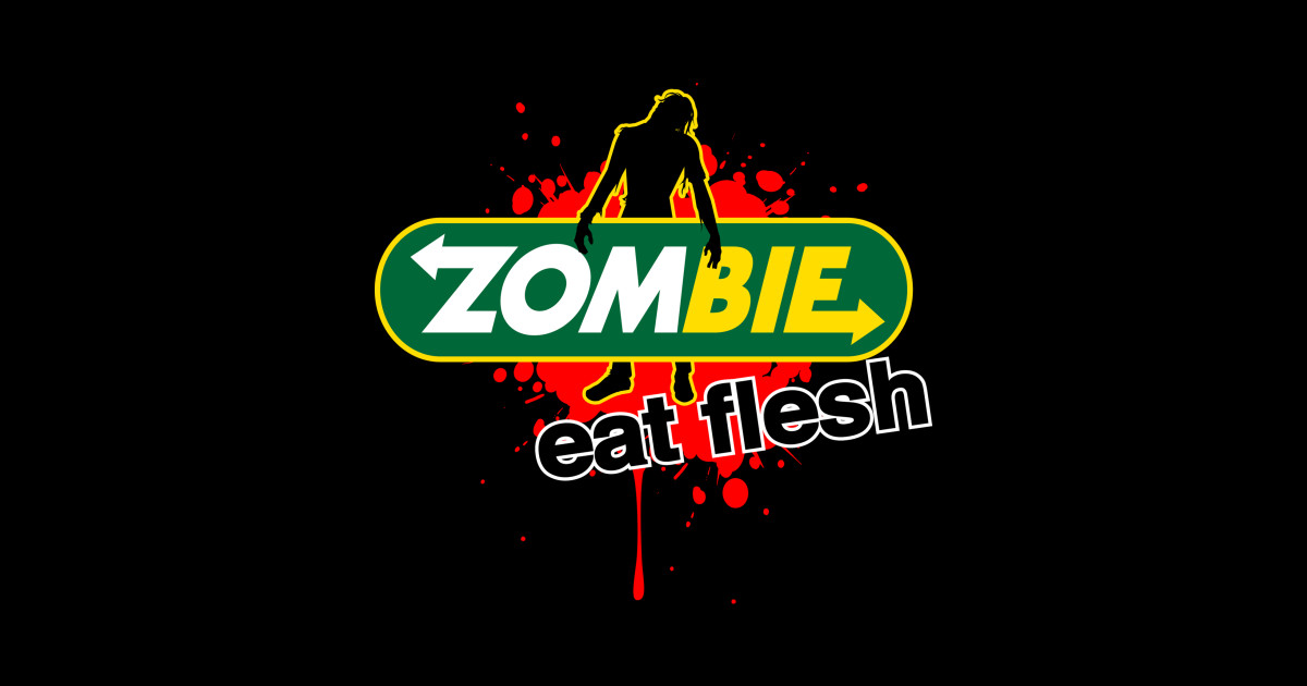 Zombie Eat Fresh - Zombie - Sticker | TeePublic