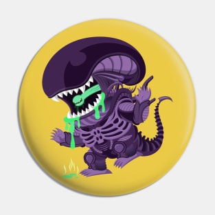 Hr Gigers Alien Xenomorph Pins and Buttons for Sale | TeePublic