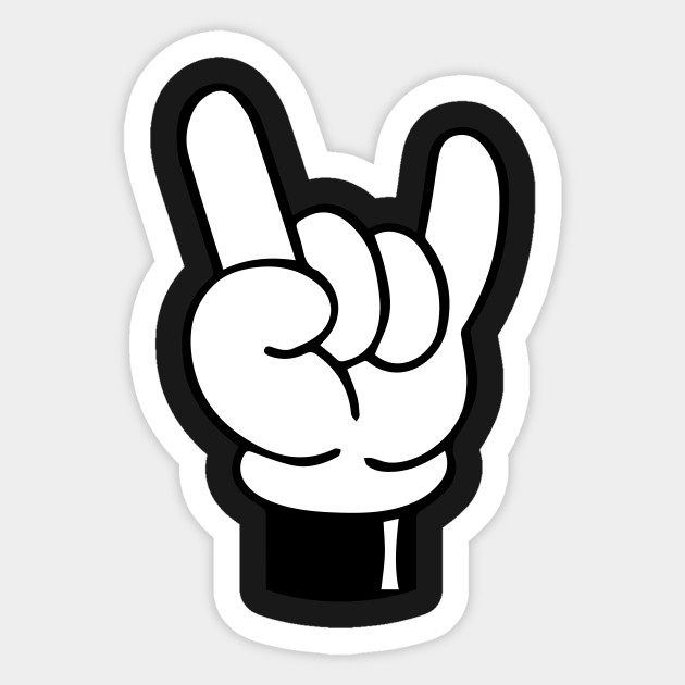 Mickey Mouse Hand Signs Logo