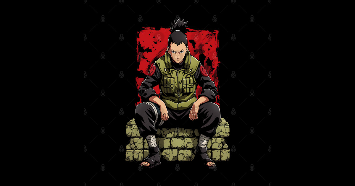 nara shikamaru - naruto - Naruto - Sticker | TeePublic