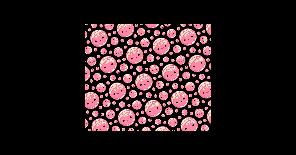 Pink Concha Pattern (Pan Dulce Art) - Dia De Los Muertos - Posters and ...