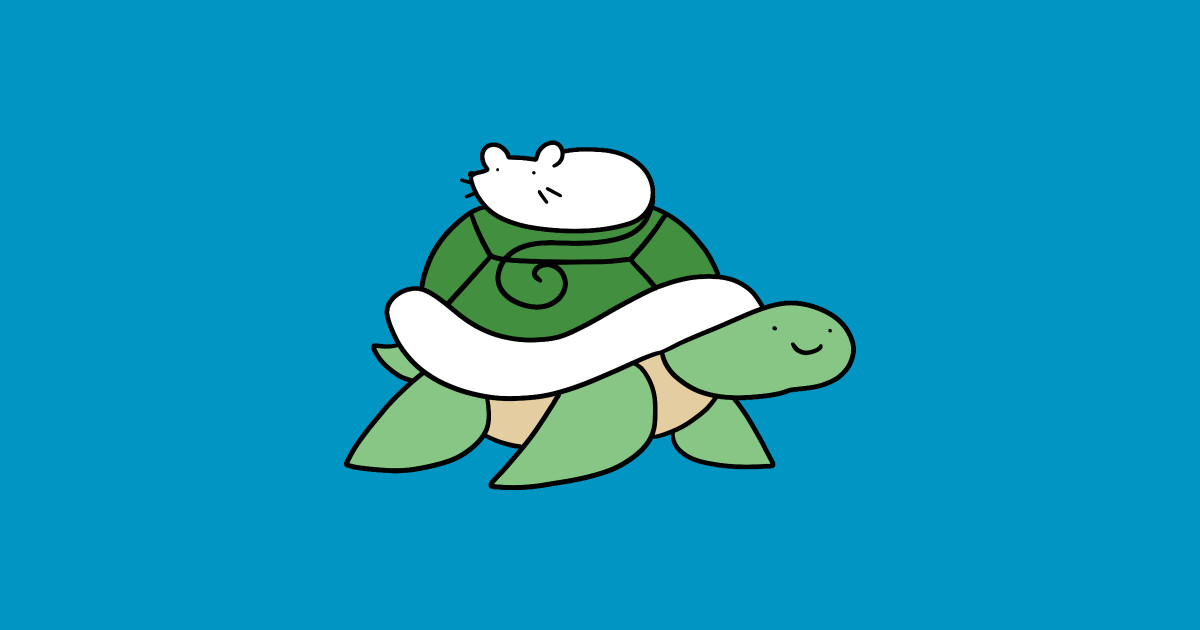 Mouse and Turtle - Turtle - T-Shirt | TeePublic