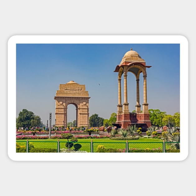 India Gate. - India - Sticker | TeePublic