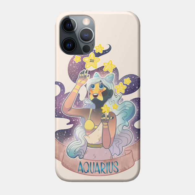 Aquarius - Zodiac - Phone Case | TeePublic
