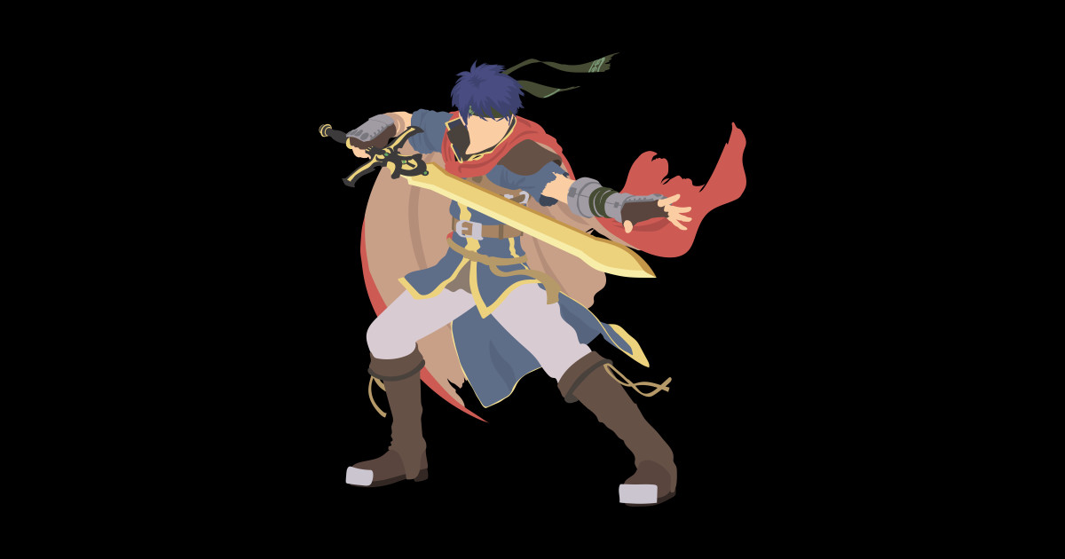 Minimalist Ultimate Ike - Fire Emblem - Sticker | TeePublic