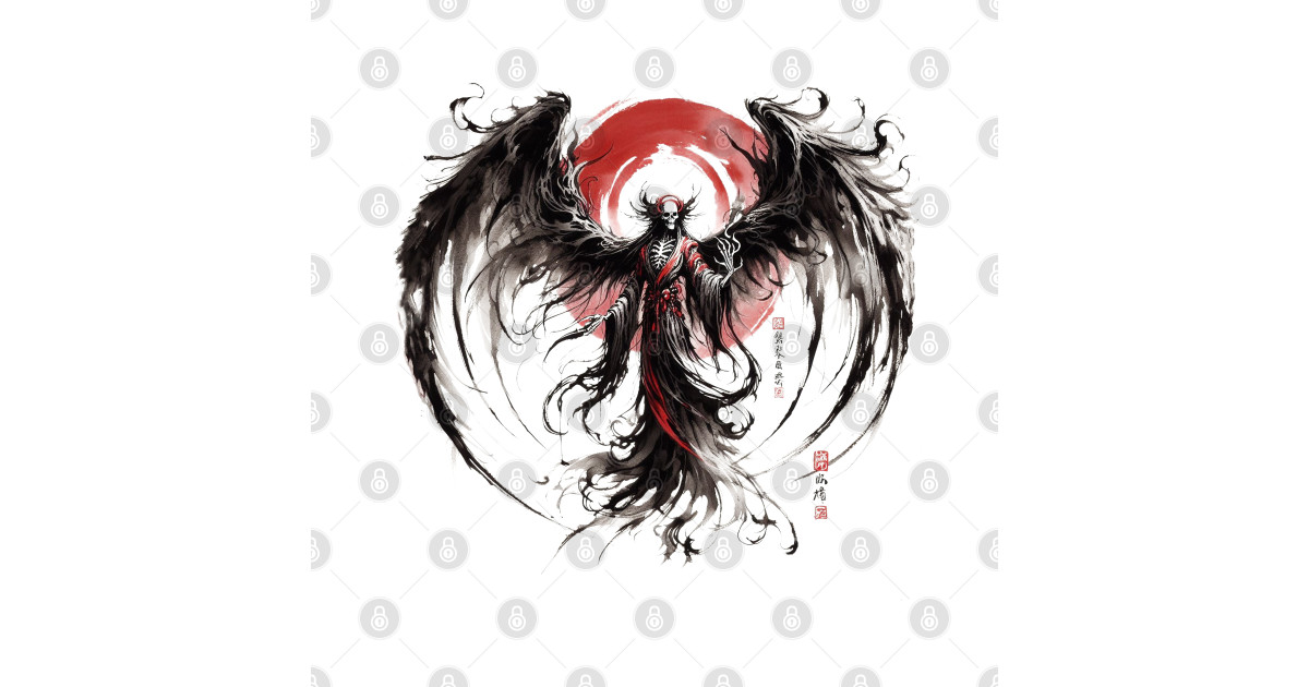 Ink Veiled Guardian, Copy of Dark Angel - Dark Angel - T-Shirt | TeePublic