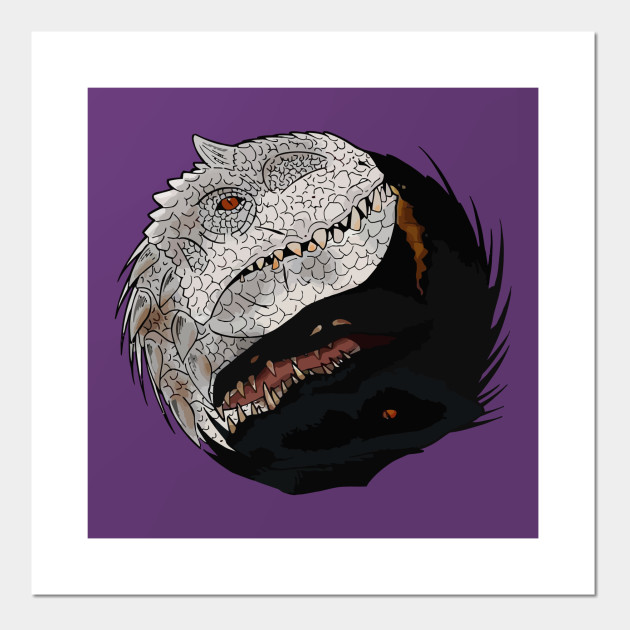 Indoraptor and Indominus Rex - Indominus Rex And Indoraptor - Posters ...