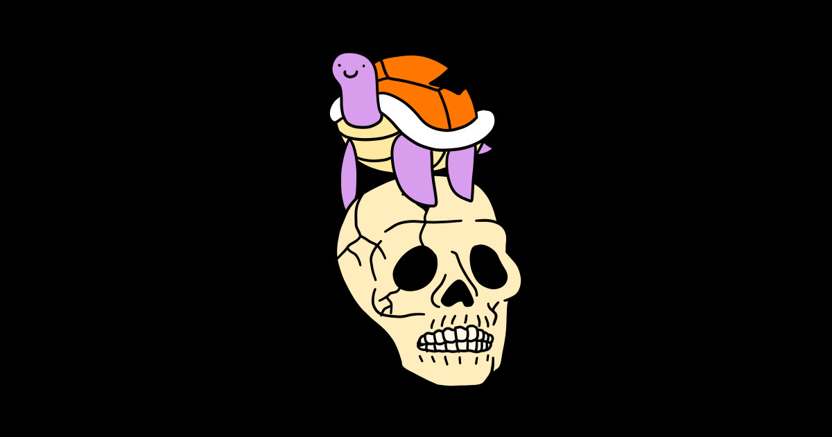 Spooky Skull Turtle - Turtle - Magnet | TeePublic