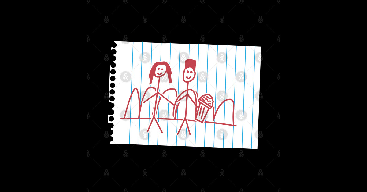 Max and Lucas Forever Drawing - Max And Lucas Forever - Sticker | TeePublic