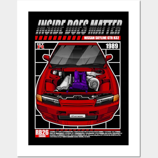 JDM LEGEND NISSAN SKYLINE GTR R32-RED - Nissan Skyline Gtr R32 ...
