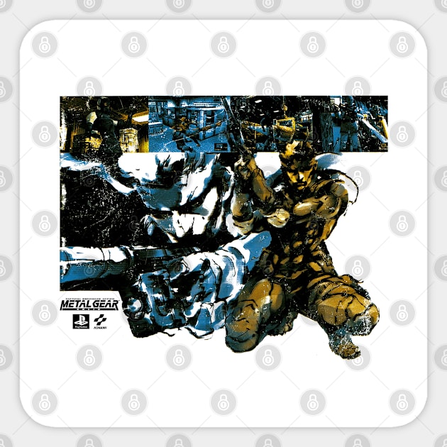 METAL GEAR SOLID | Snake - Solid Snake - Sticker | TeePublic