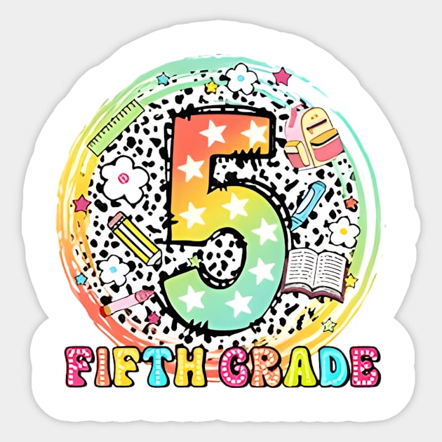 Retro Back to School Bundle, Fifth Grade, Retro Teacher, Bright Dots ...