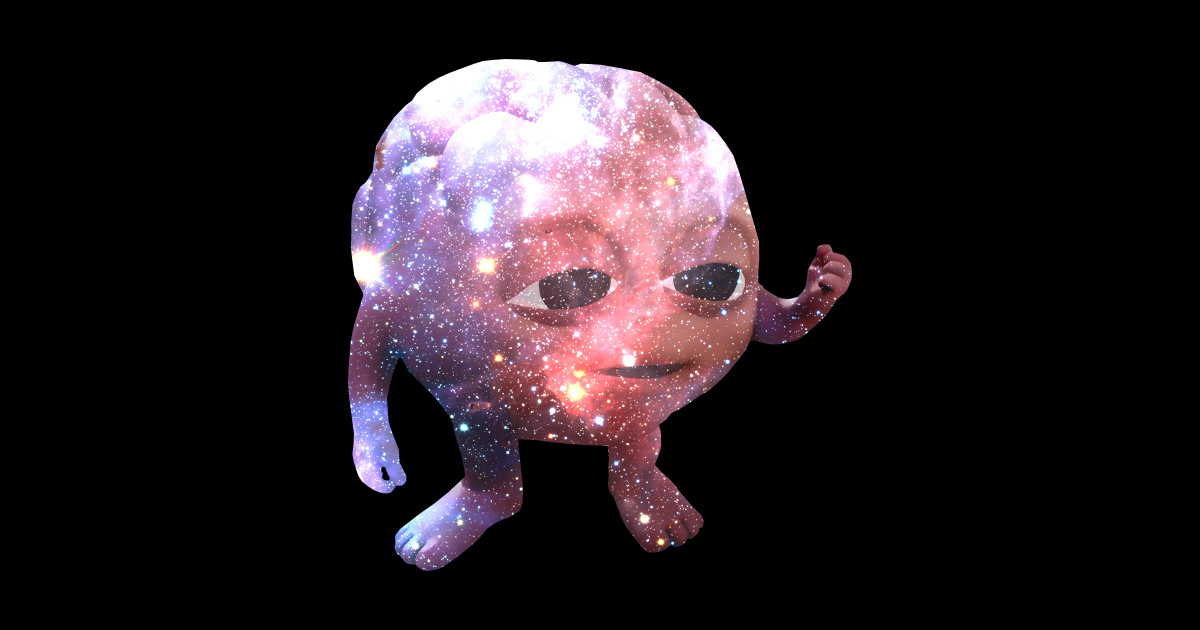 GALAXY BRAIN - Lil Dicky Brain - Sticker | TeePublic