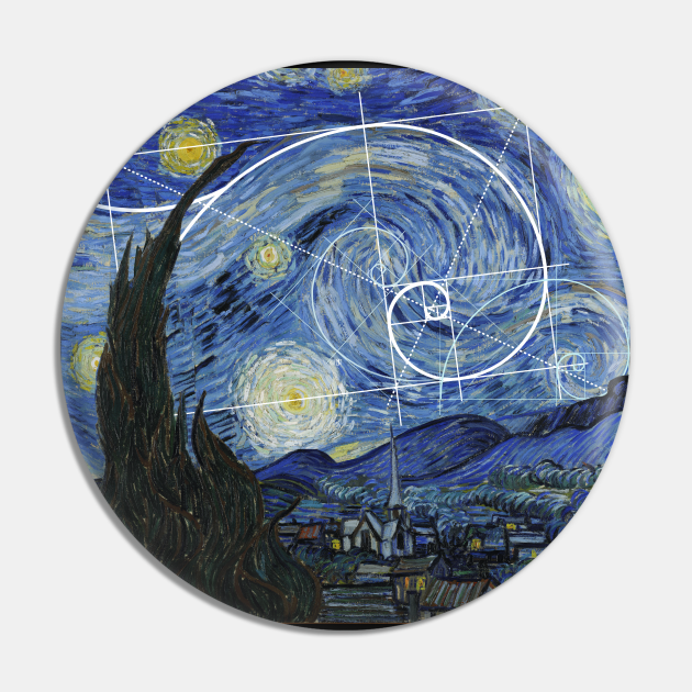 Art Meets Math, Van Gogh Meets Fibonacci - Van Gogh Fibonacci - Pin ...