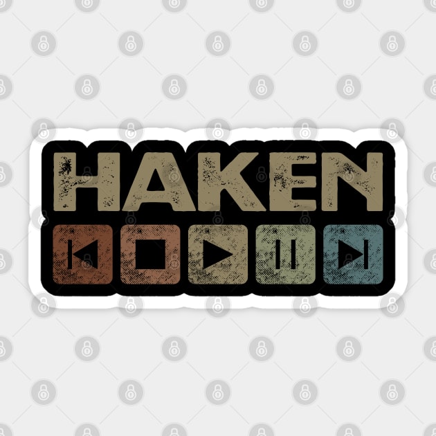 Haken Control Button - Musician - Sticker | TeePublic