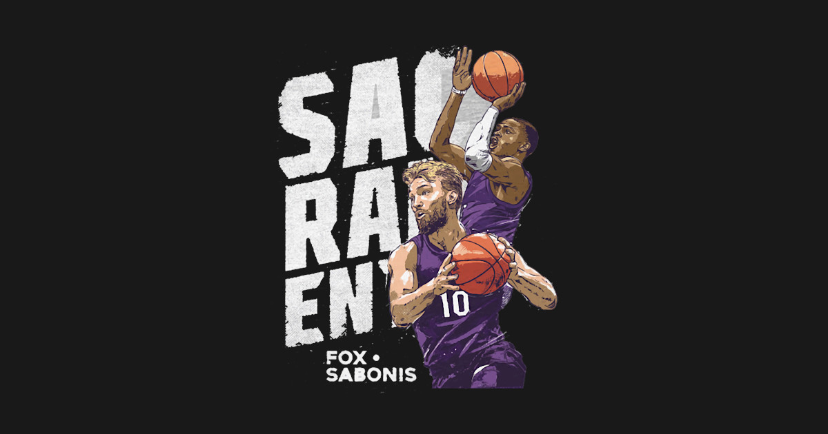 Domantas Sabonis & De'aaron Fox Sacramento Duo - Domantas Sabonis - T ...