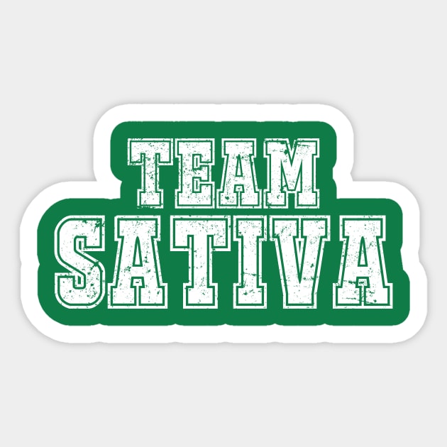 Team Sativa - Sativa - Sticker | TeePublic